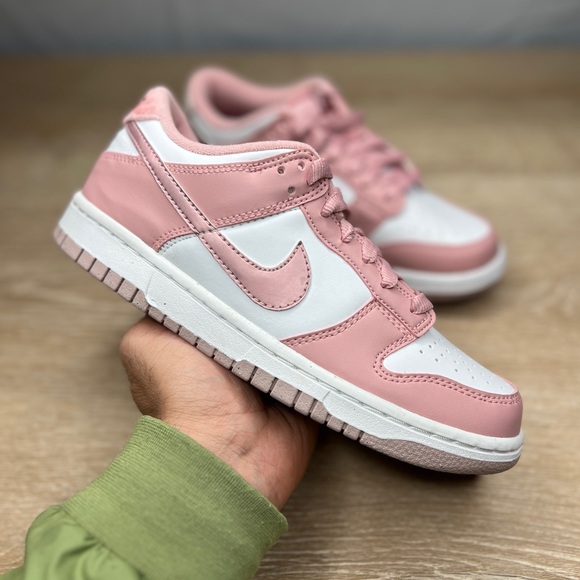Nike | Shoes | Nike Dunk Low Pink Velvet Sneakers | Poshmark